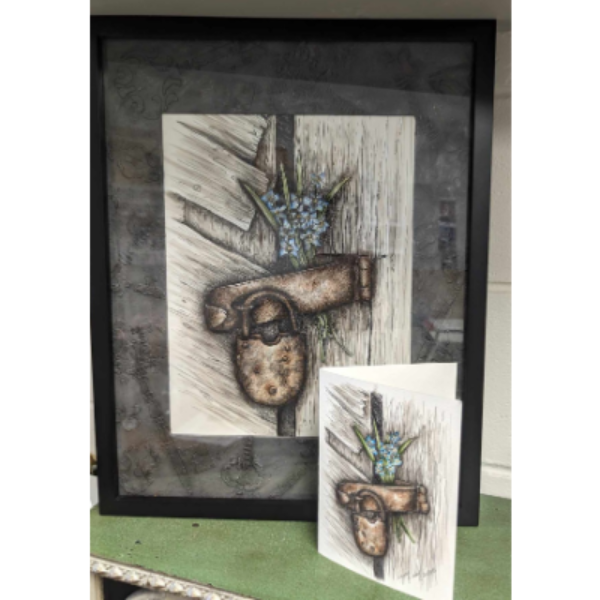 Forget-Me-Not (Pen & Ink) E-Pattern by Wendy Fahey | Cupboard Distributing