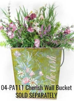 9-1/2" Mail Bucket Plaque | Cupboard Distributing