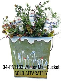 9-1/2" Mail Bucket Plaque | Cupboard Distributing