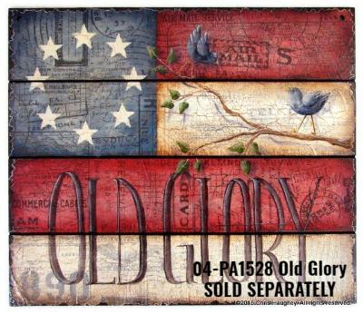 12 x 14 in. Grooved Pallet Plaque | Cupboard Distributing
