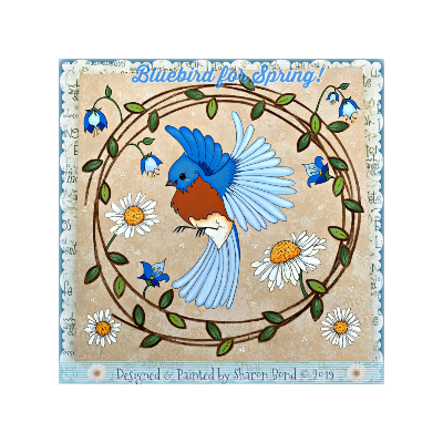 Bluebird for Spring E-Pattern By Sharon Bond | Cupboard Distributing