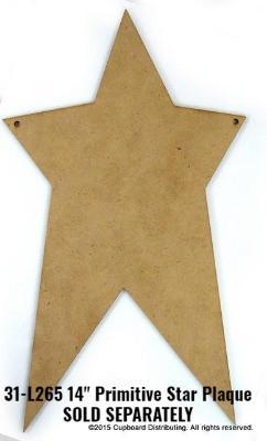 Hilltop View Star Plaque Pattern | Cupboard Distributing