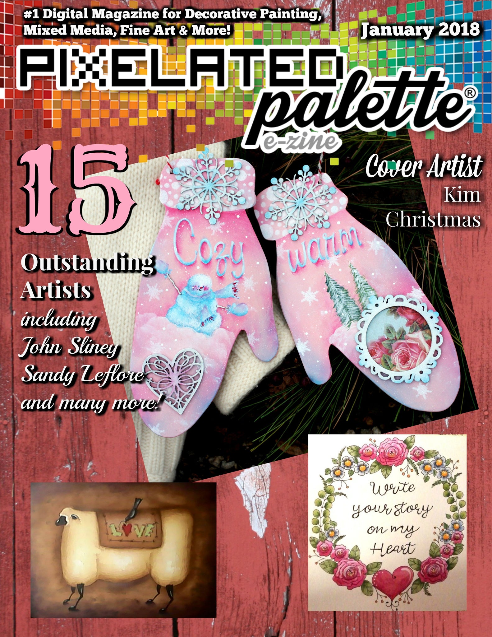 Pixelated Palette - January 2018 Issue Download | Cupboard Distributing