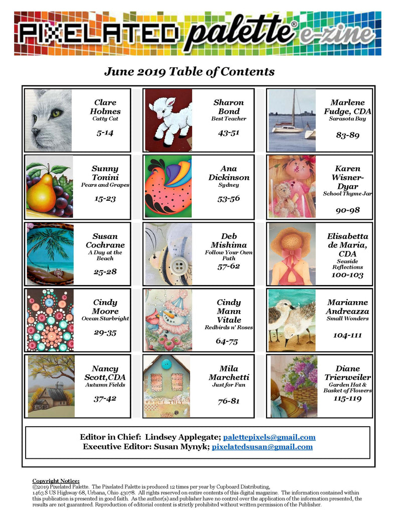 Pixelated Palette - June 2019 Issue Download | Cupboard Distributing