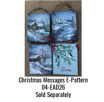 Postage Stamp Ornament | Cupboard Distributing