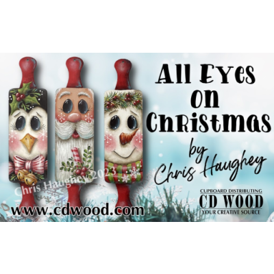 All Eyes on Christmas Ornaments E-Pattern by Chris Haughey | Cupboard ...