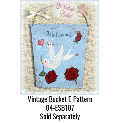 9-1/2" Mail Bucket Plaque | Cupboard Distributing