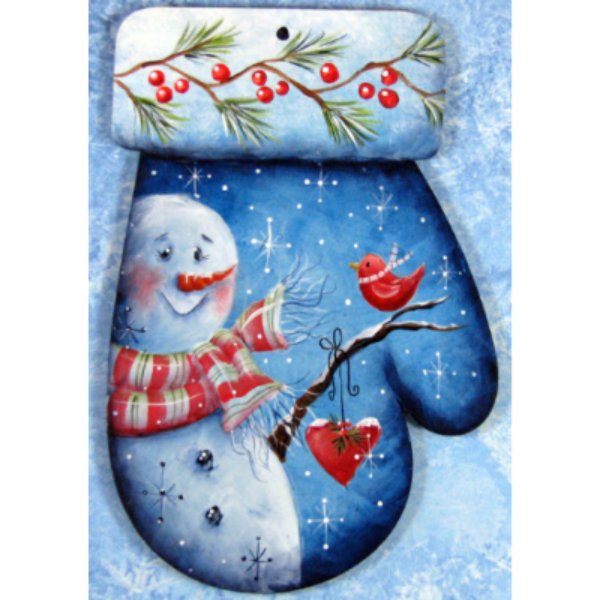 Snowman Love Ornament E-Pattern by Chris Haughey | Cupboard Distributing
