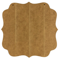 12 in. Grooved Bracket Plaque | Cupboard Distributing